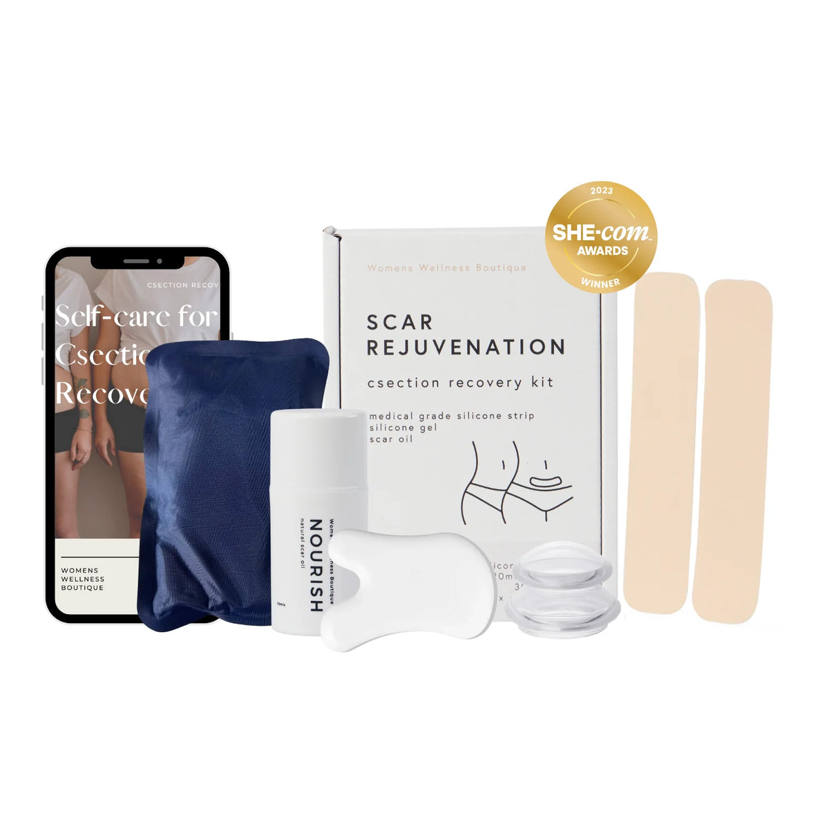 Scar Rejuvenation C-Section Recovery Kit v2.0 [NEW] – Femme Maternity